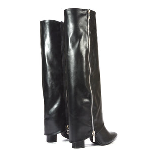 Fold Over Boots | Layered Boots | XY London
